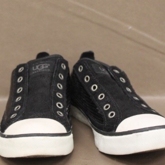 UGG | Shoes | Ugg Laela Black Suede Sequin Sneakers Size 6 | Poshmark